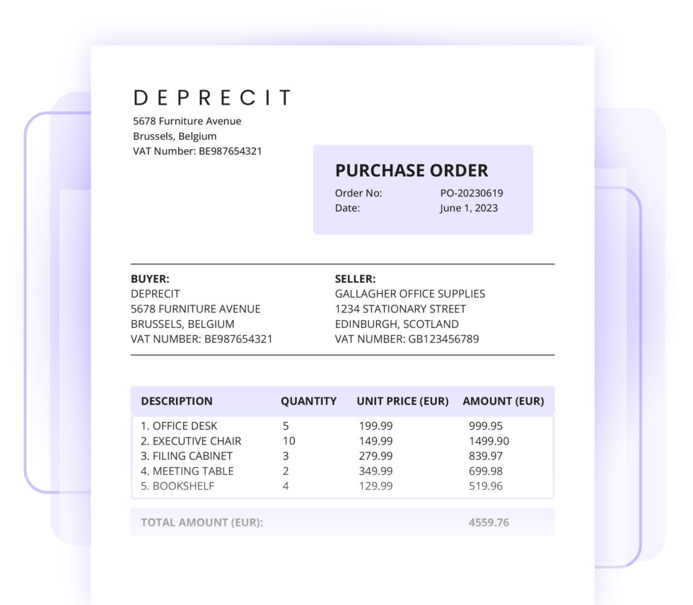 Purchase Order Automatic Processing | Alphamoon IDP